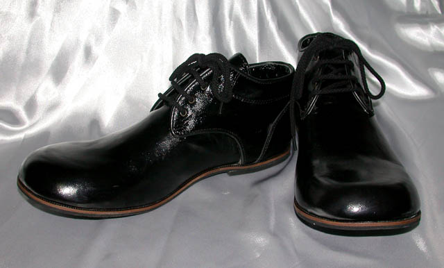 Professional leather clown shoes Chaplin Style Black MC | eBay